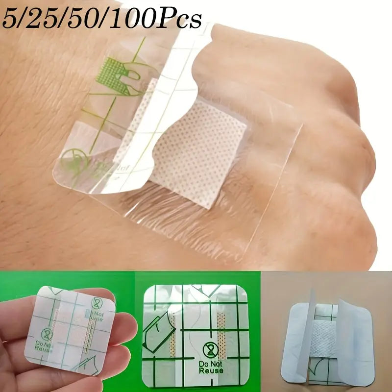 Waterproof Film Island Dressings (5 PIECES/PACK) 38mm x 38mm – Janoo ...